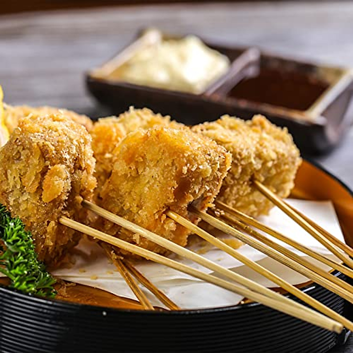 Fasmov 1000 Pack Natural Bamboo Skewer Sticks, Bamboo BBQ Appetizer Skewers for Grilling, Kabob, Fruit, Appetizers, Cocktail, Brunch, Chocolate Fountain, 8-Inches