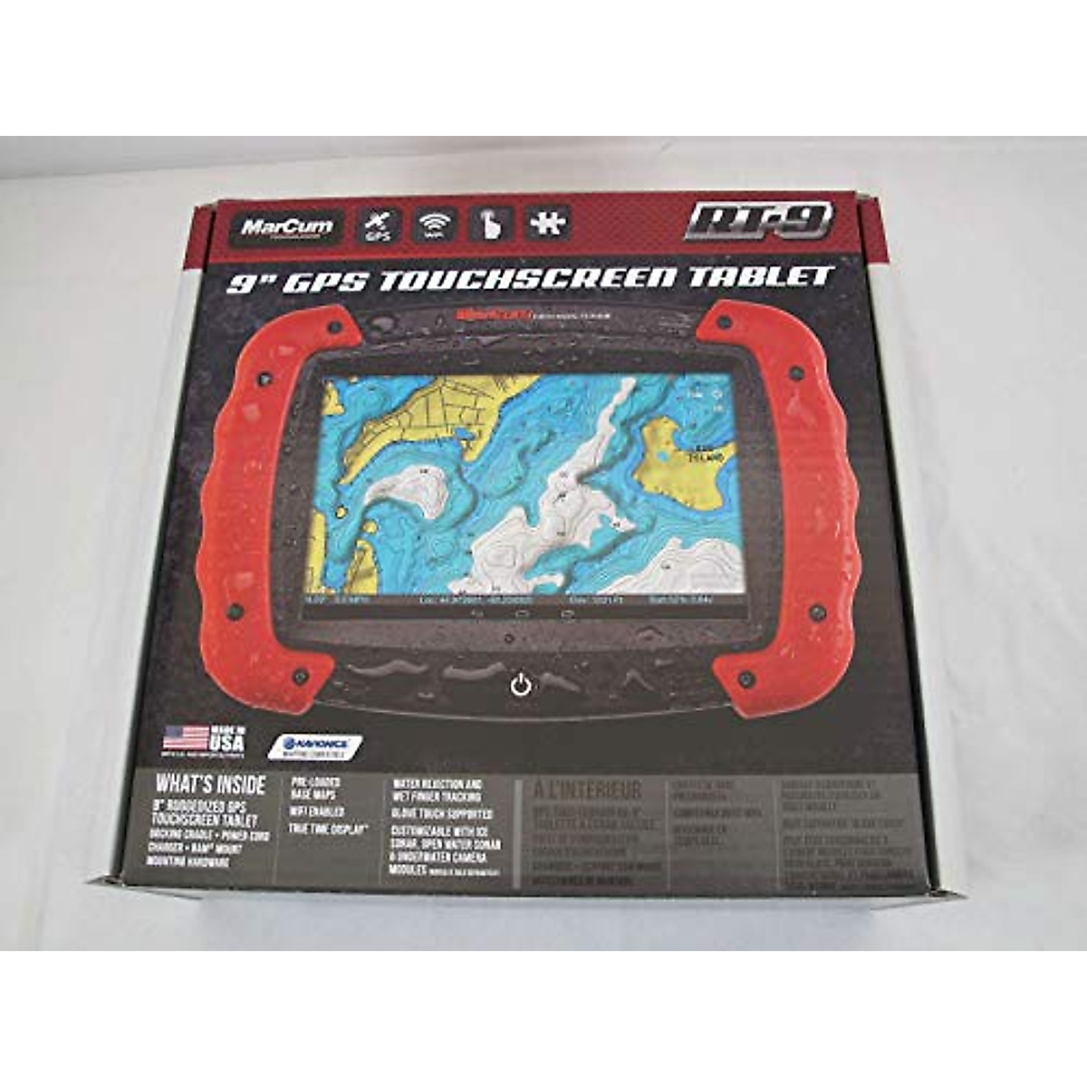 Marcum RT-9 Ruggedized Android Tablet with GPS, 9-Inch