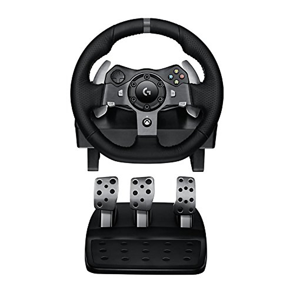 Logitech G920 Driving Force Racing Wheel for Xbox One and PC - Cable - USB - Xbox One, PC (Renewed)
