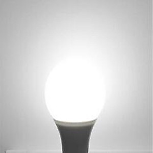 OMTO E26/E27 A19 LED Frosted Light Bulb 9W (60W Equivalent) White (6000K) 85-265V (White, 10pcs)