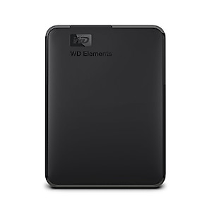 Western Digital WD 16TB Elements Desktop Hard Drive HDD, USB 3.0, Compatible with PC, Mac, PS4 & Xbox - WDBWLG0160HBK-NESN & WD 5TB Elements Portable External Hard Drive HDD, USB 3.0