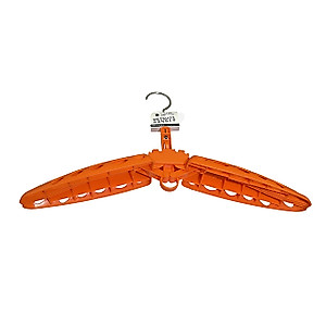 BECAPRO Wetsuit Hanger Foldable Surfing Suit Rack(Orange)