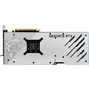MSI Gaming GeForce RTX 4070 Ti 12GB GDRR6X 192-Bit HDMI/DP Nvlink Tri-Frozr 3 Ada Lovelace Architecture Graphics Card (RTX 4070 Ti Gaming X Trio White 12G)