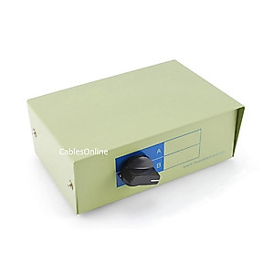 CablesOnline 2-Way VGA (HD15) Manual Switch Box (SB-008)