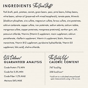 Fromm Four-Star Nutritionals Shredded Pork in Gravy Entrée Dog Food - Premium Wet Dog Food - Pork Recipe - Case of (12) 12 oz Cans