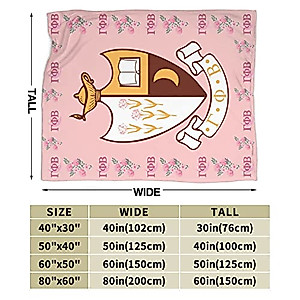 Throw Blankets Soft Cozy and Lightweight for Couch Sofa Bedroom Suitable for Spring Summer