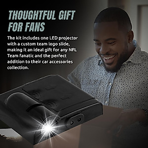 Sporticulture NFL American Football Dallas Cowboys - Led Car Door Light - Wireless Led Projector with One Team Logo Slide - Compatible for Most Car Models - Battery-Operated, 2.5” x 2.5”