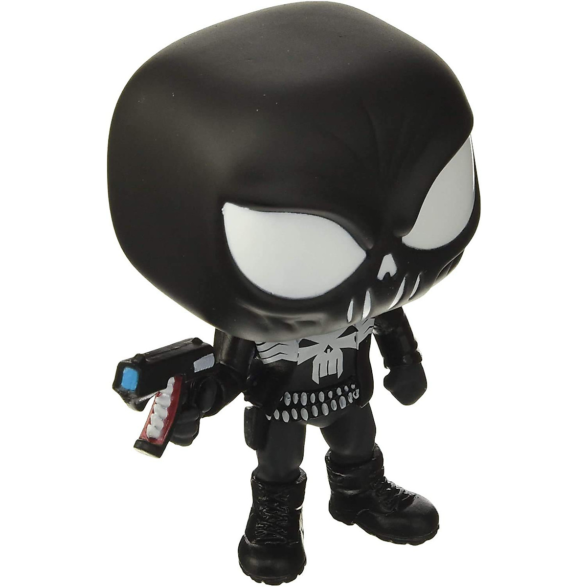Marvel: Venom - Venomized Punisher Funko Pop! Vinyl Figure (Bundled with Compatible Pop Box Protector Case), Multicolored, 3.75 inches