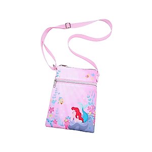 Loungefly Disney The Little Mermaid Underwater Daydream Passport Crossbody Bag PINK NONE
