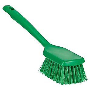Remco - A Vikan Company ColorCore 12" Short Handle Scrubbing Brush, Stiff