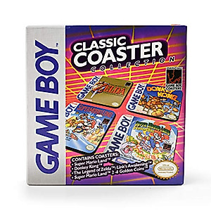 Nintendo Gameboy Classic Collection 4" Coaster Set, Multi-Colour