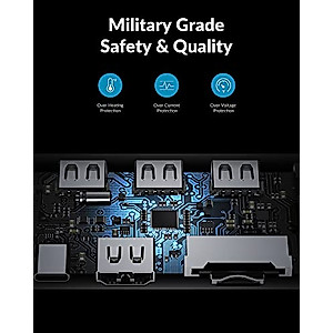 MAVINEX USB-C Hub, 8-in-1 USB-C to 4K HDMI AVINEX USB-C Adapter with USB 3.0 Port, USB 2.0 Ports, SD/Micro SD Card Reader, 100W Power Supply, Compatible with MacBook Pro Air HP XPS and