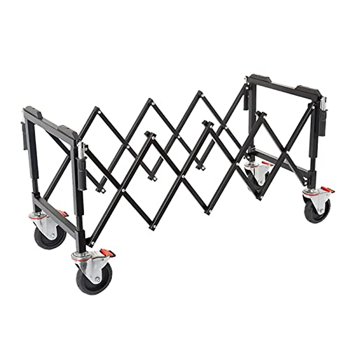 Coffin Trolley, Iron Coffin Bracket Funeral Funeral Coffin Rack Trolley, Telescopic Coffin Trolley Bracket for Funeral Transport,A