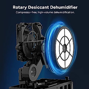 Dr. Prepare Dehumidifier for Bathroom, Removes 99 oz Per Day, Continuous Dehumidification, Ultra Quiet Portable Dehumidifier with Drain Hose, for Room, Basement, Home, RV, Office, Boat