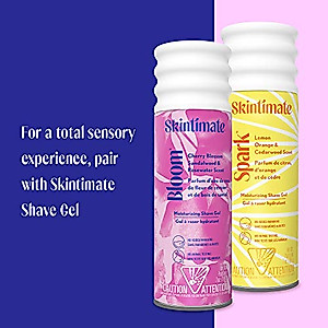 Skintimate 4-Blade Razor Refill Cartridges with Aloe and Vitamin E, 12 Count
