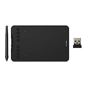 Wireless Drawing Tablet XPPen Deco mini7W Graphic Tablet Pen Tablet with 8192 Levels Pressure, 7 x 4 inch Artist Tablet for Online Teaching/E-Learning Compatible with Window/Mac/Android/Chrome/Linux