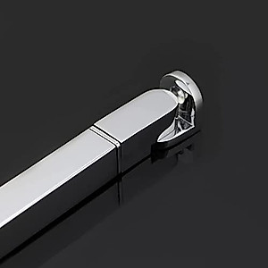 LukLoy Adjustable 700mm to 1200mm Telescopic Bar Support Bar Stabilizer Bracket for Walk in Shower Screen 6mm - 10mm Glass