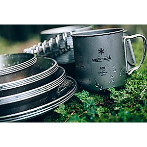 Snow Peak Titanium Single Wall Cup 600