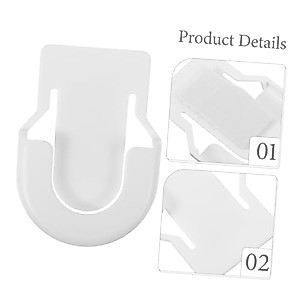 CHILDWEET Hanging Buckle Doctor Accessories Nurse Accessories Holders Replacement Buckle Clip Holder Supply Holder for Nurse White