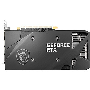 MSI Gaming GeForce RTX 3060 12GB 15 Gbps GDRR6 192-Bit HDMI/DP PCIe 4 Torx Twin Fan Ampere OC Graphics Card (RTX 3060 Ventus 2X 12G OC) (Renewed)