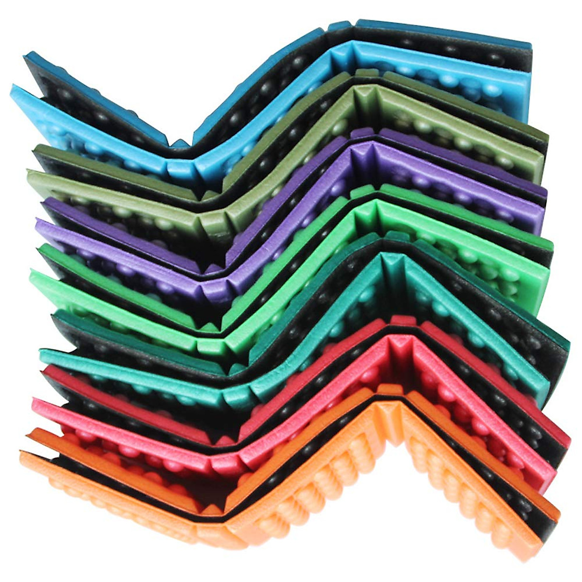 Jiecikou Portable Lightweight Waterproof Folding Mat, Foldable Foam Sitting Pad for Outdoor Activities, Kneeling and Seat Cushion Chair Picnic Mat Army Green