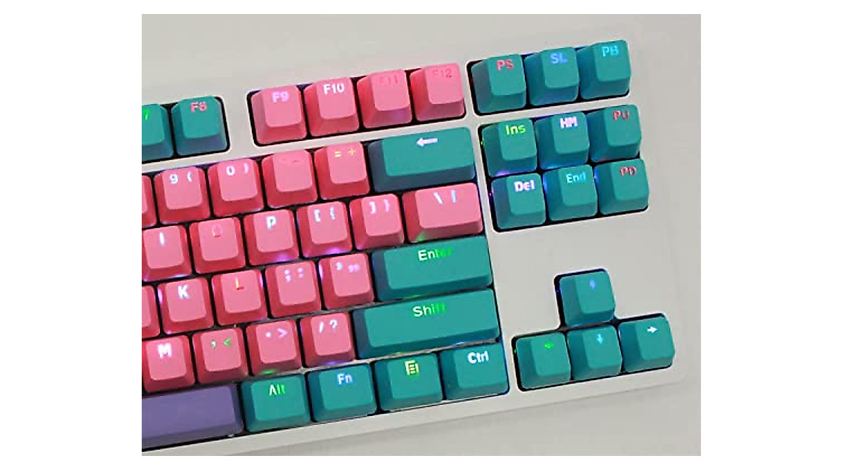 Backlit PBT Keycap Set for 60% & TKL Keyboards