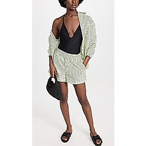 JADE Swim Women's All in One Piece, Black, M