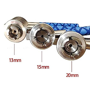 UPIKIT 13/15/20mm Manual Sealing Machine, Stainless Steel, Hand-Held Medical Capping Pliers, Vial Capping Tool, Capping Tool for Aluminum-Plastic/All-Aluminum,FullAluminum-15mm