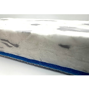 Magic Mopper 4.5" x 10" Heavy Duty Mop Floor Cleaning Eraser Pads Infused with Scouring Nuggets 10x Durability Commercial Grade Floor Baseboard Walls, Compare to Magic Eraser – Doodlebug Pad, 5 Pack