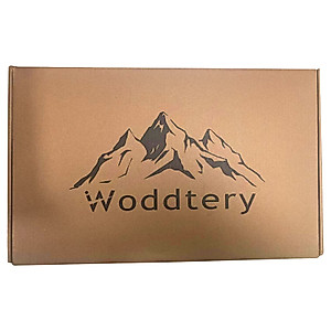 Woddtery Clear Backpack, Heavy Duty PVC Transparent Backpack, See Through Backpacks for School, Work,Stadium,Travel,Security,Festival,College Black…