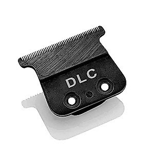 Replacement Trimmer Blades DLC 2.0 Compatible with BaBylissPRO FX787 & FX726,Professional Graphite T-blade for stylist,1 pack (black)