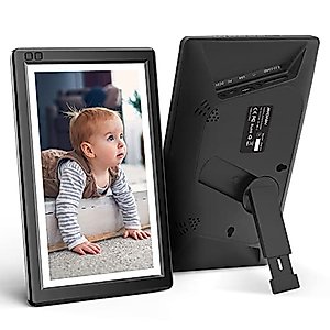 MYDASH - 10.1 inch Digital Picture Frame - Smart Photo Frame with Built-in 32GB Large Memory, IPS Screen, Auto Rotate, USB Flash Drive.