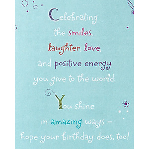American Greetings Birthday Card for Her (Floral Happy Birthday)