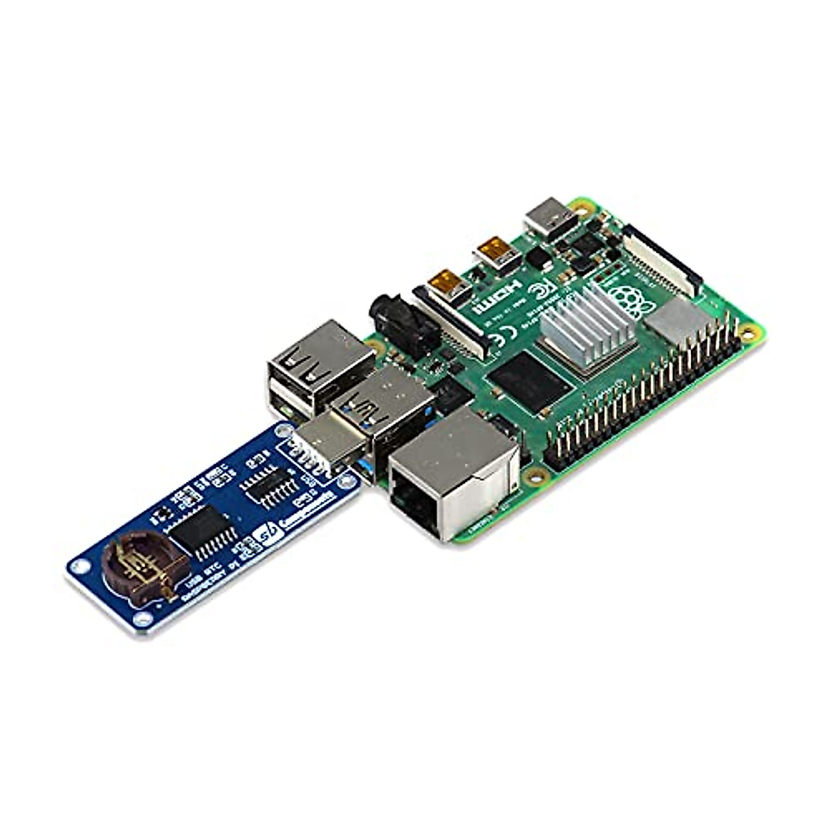 sb components USB RTC for Raspberry Pi, Real Time Clock Device DS3231 RTC Module for Raspberry Pi 4B/3B+/3B/2B/B+/A+/Zero and Zero W