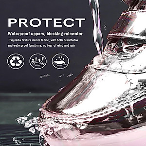 MAQLPC Kids LED Light Up Shoes Boys Girls USB Chargable Dancing Sneakers for Halloween Christmas Party Pink 31