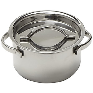 American Metalcraft MPL4 Stainless Steel Mini Pot with Lid, 4 oz.