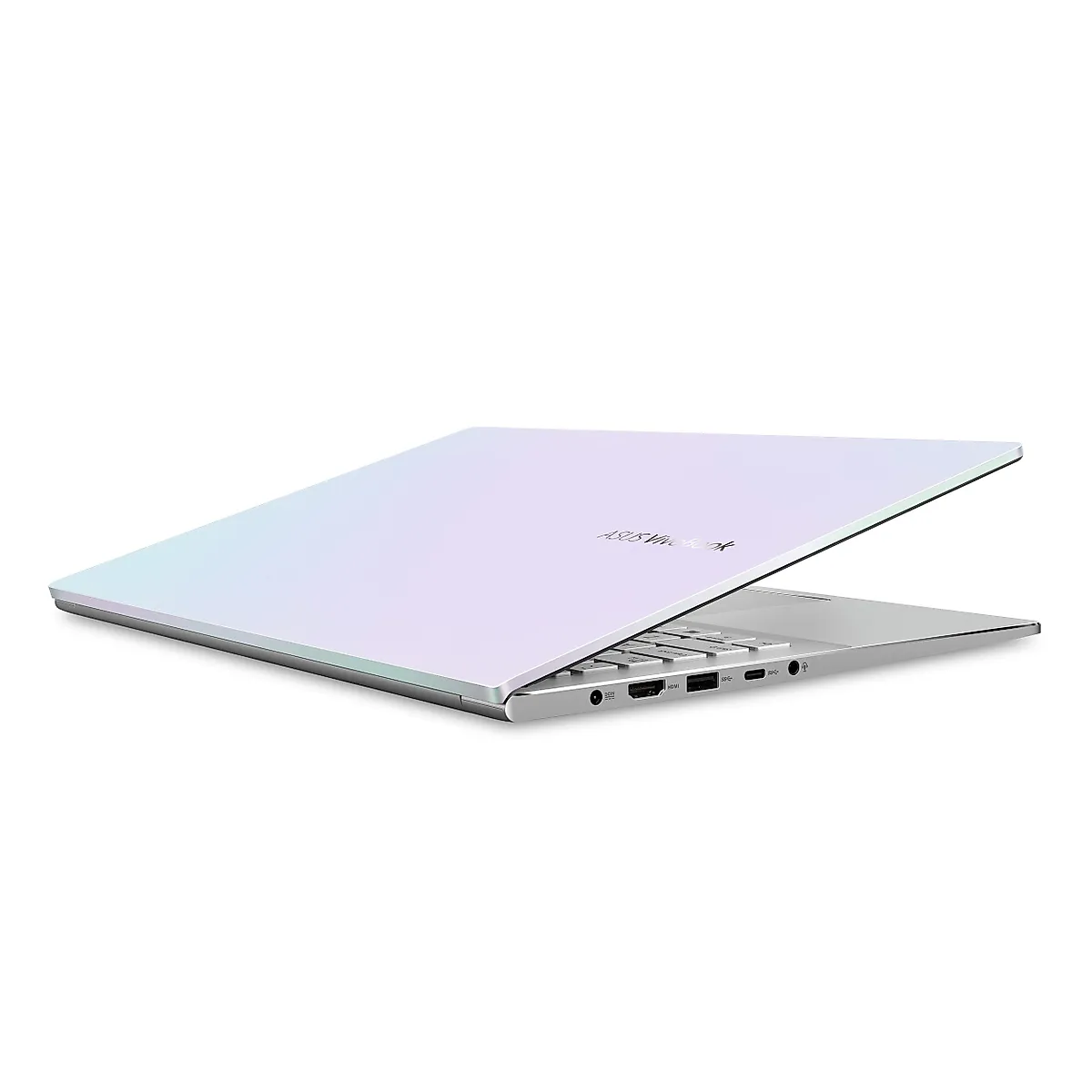 ASUS VivoBook S15 S533 Thin and Light Laptop, 15.6” FHD Display, Intel Core i7-1165G7 CPU, 16GB DDR4 RAM, 512GB PCIe SSD, Wi-Fi 6, Windows 11 Home, AI Noise-Cancellation, Dreamy White, S533EA-DH74-WH