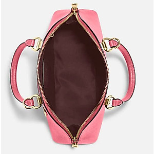 Coach Cross grained Leather Katy Satchel (IM Watermelon)