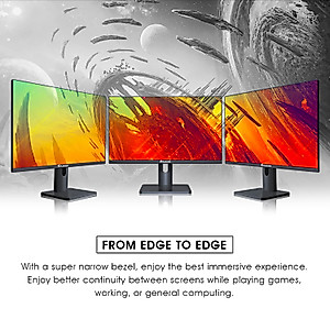 HAJAAN 24” Inch Full HD (1920 x 1080) IPS Desktop Monitor, 75 Hz Refresh Rate, Adjustable Tilt, Wall Mountable HDMI & VGA Ports | Monitor for PC, Ideal for Home & Business (S2423i)