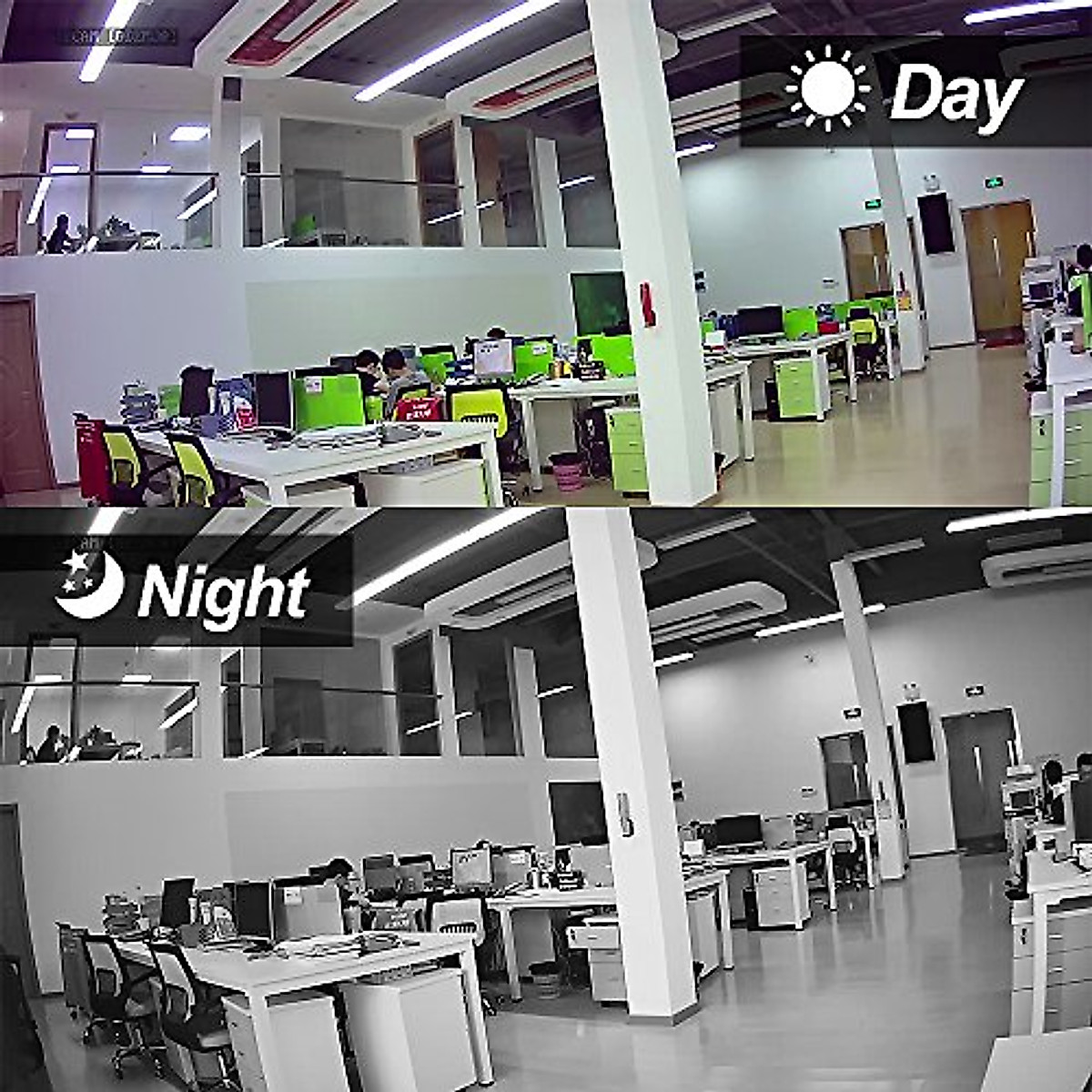 SV3C WiFi Camera Outdoor, IP Wireless 1080P Full HD Security Home Surveillance Camera, IP66 Waterproof, Night Vision, Motion Detection, Support Max 64GB SD Card(Not Included)