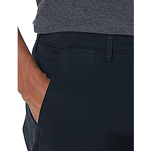 Amazon Essentials Men's Athletic-Fit Casual Stretch Chino Pant (Available in Big & Tall), Black, 38W x 32L