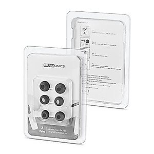 Memory Foam Replacement Premium Ear Tips for Apple Airpods Pro Wireless Earbuds, Ultra-Comfort, Noise Reduction, Anti-Slip Eartips, Fit in The Charging Case, Easy Install, 3-Paris Mixed Sizes