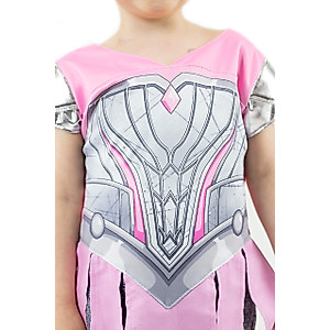 Little Adventures Warrior Princess Dress Up Costume (Medium Age 3-5) - Machine Washable Child Pretend Play and Party Dress with No Glitter