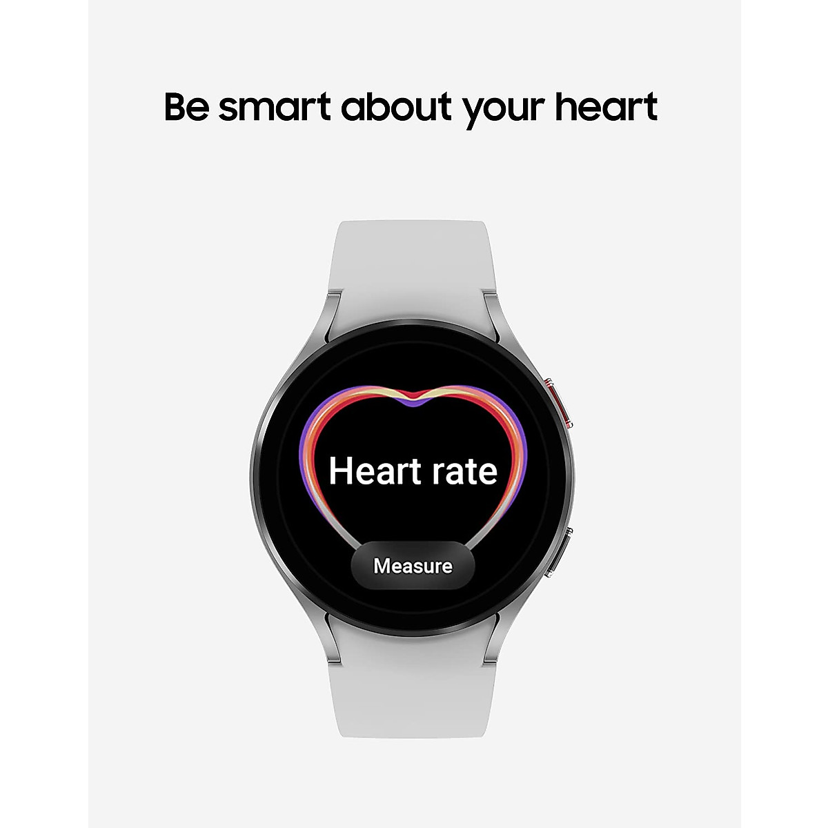 SAMSUNG Galaxy Watch 4 44mm Smartwatch with ECG Monitor Tracker for Health, Fitness, Running, Sleep Cycles, GPS Fall Detection, Bluetooth, US Version, Silver