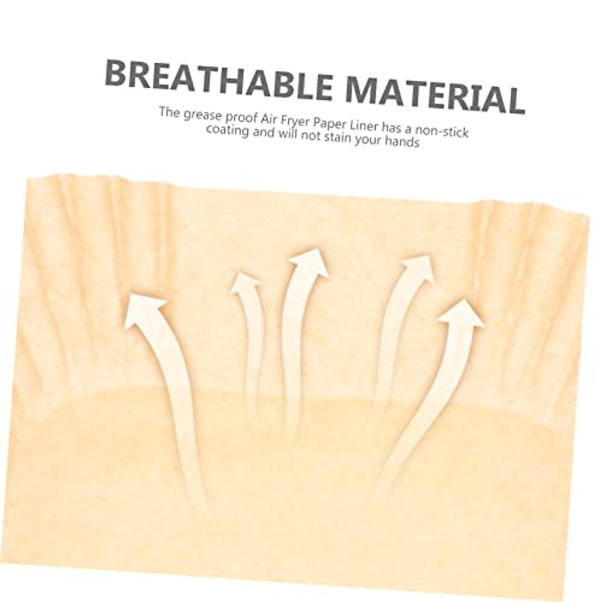 UPKOCH 100pcs Air Fryer Liner Disposable Underpads Round Parchment Paper Square Baking Pan Oven Baking Accessories Air Fryer Liner Trays Parchment Paper for Baking Air Fryer Accessories