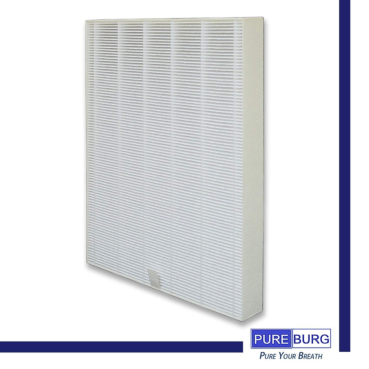 PUREBURG FP-A60U Replacement True HEPA Filter Compatible with Sharp FZ-A60HFU fits Sharp Plasmacluster FP-A60UW FP-A60U Air Purifier,H13 Air Clean Dust,1-Pack