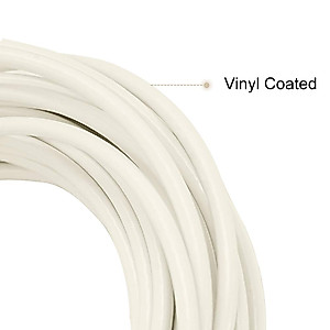 Aoneky 47ft 1/4'' Stainless Steel Replacement Tennis Net Cable