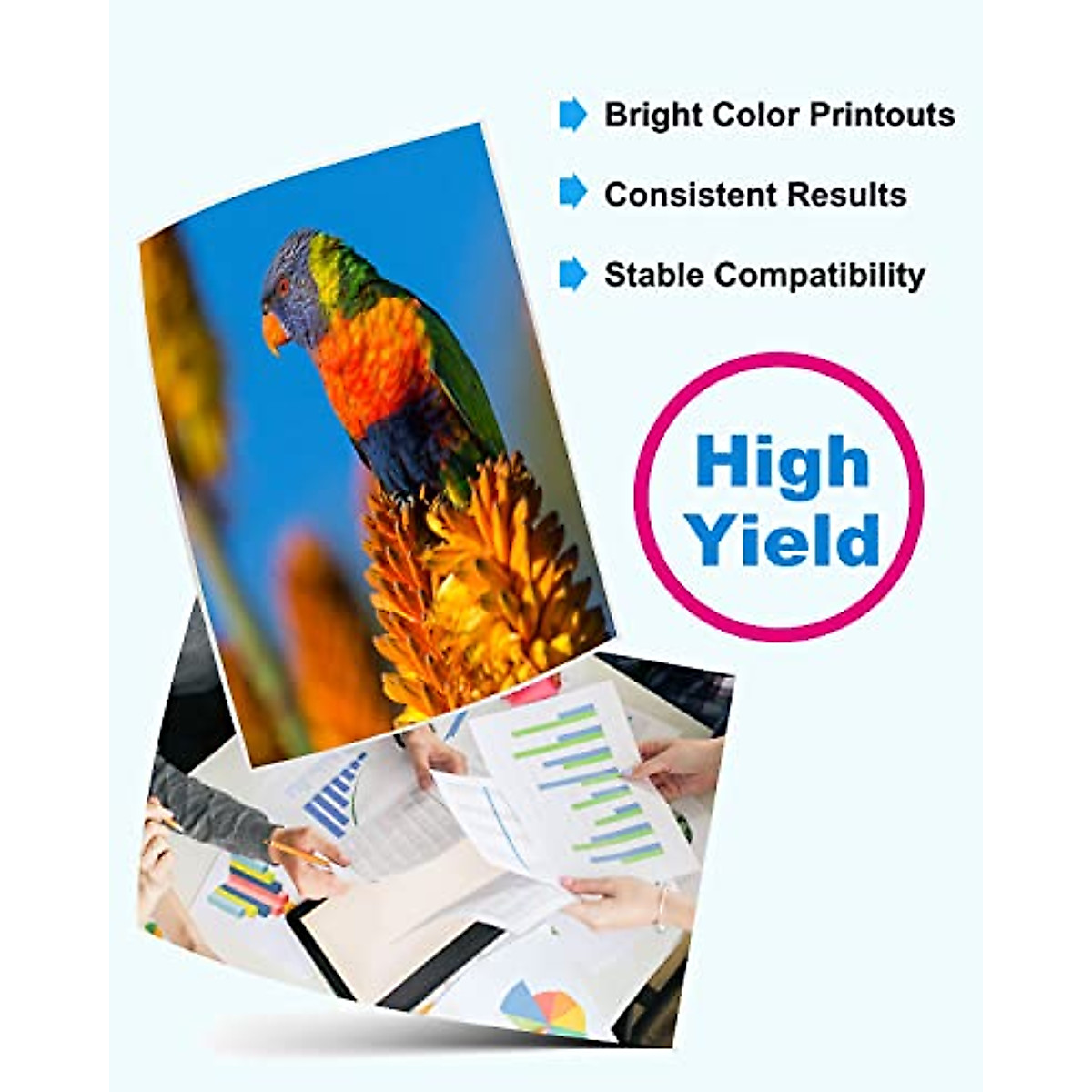 Compatible CLI-42 Ink Cartridges Replacement for Canon CLI-42 CLI42 Pixma PRO-100 Ink Work for Pixma Pro100 Printer, (8 Combo Pack, C42BK C42C C42M C42Y C42PC C42PM C42GY C42LGY)