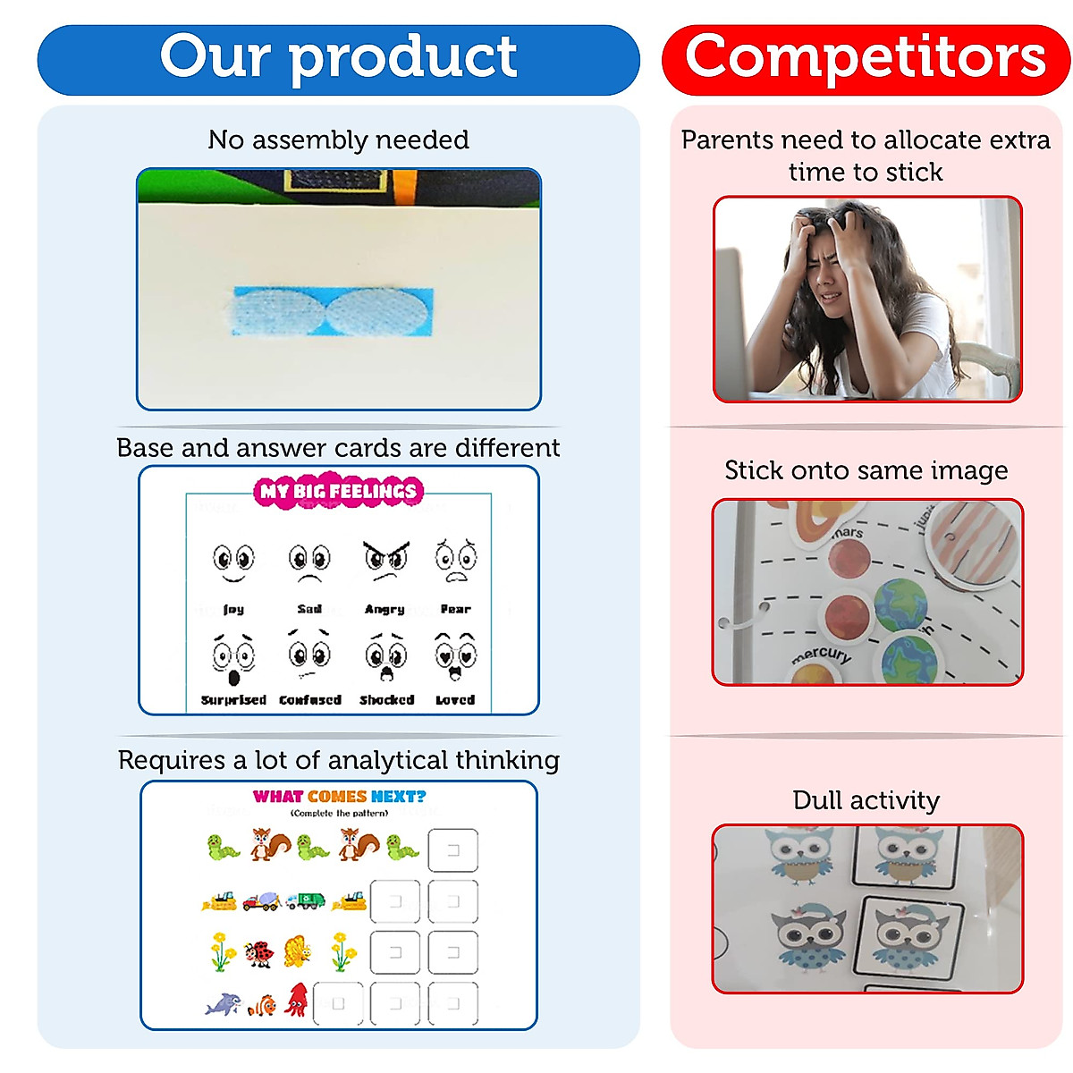 Busy Book Toddler Activities Book Preschool Toys Learning & Education Toys Montessori Toys for Toddlers Preschool Learning Activities Kindergarten Learning Activities Autism Sensory Toys