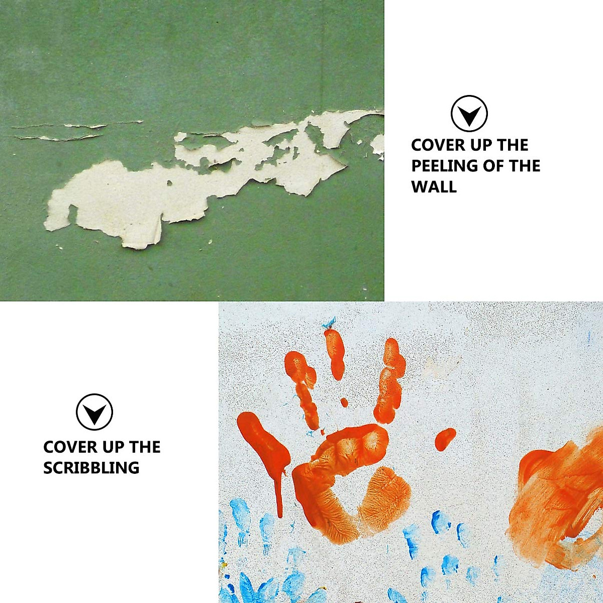 HEMOTON 1PC Succulent Wall Hanging Handmade Plants Wall Decor 3D Plants Pendant Decorative Plants Wall Art Decoration for Store Home Office Garden(Green)